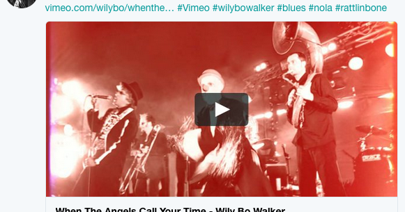 Pluto Radio: Wily Bo Walker on the commercial free Pluto Radio stream...