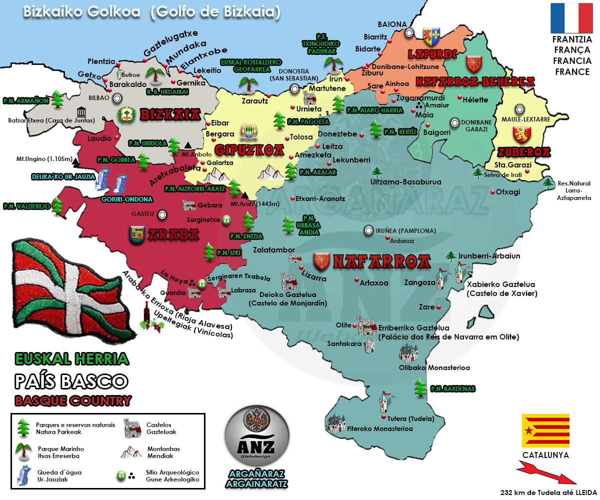 Euskal Etxea Rio Grande do Sul: Breve descrição do País Basco (Euskal ...
