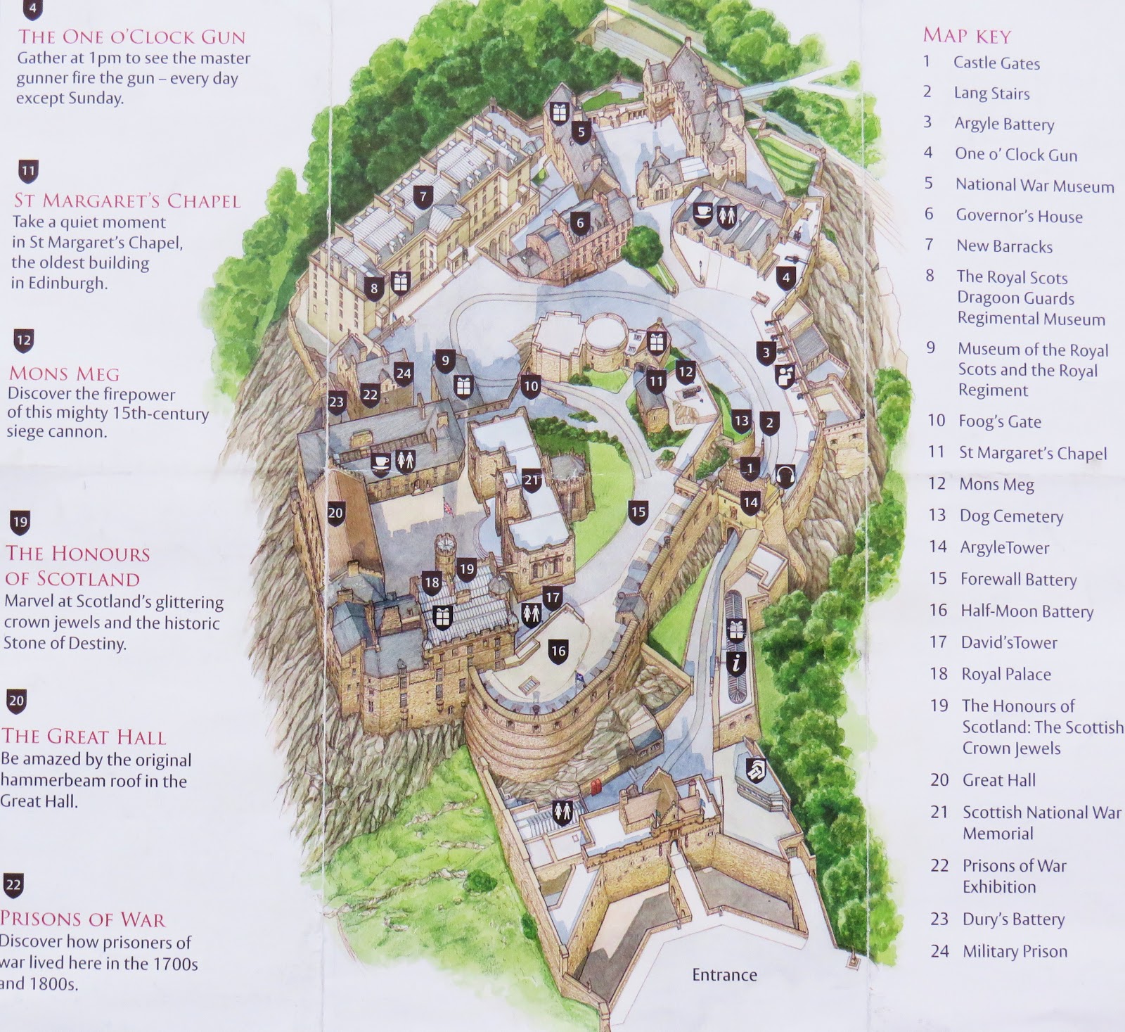 Places to see: Edinburgh Castle