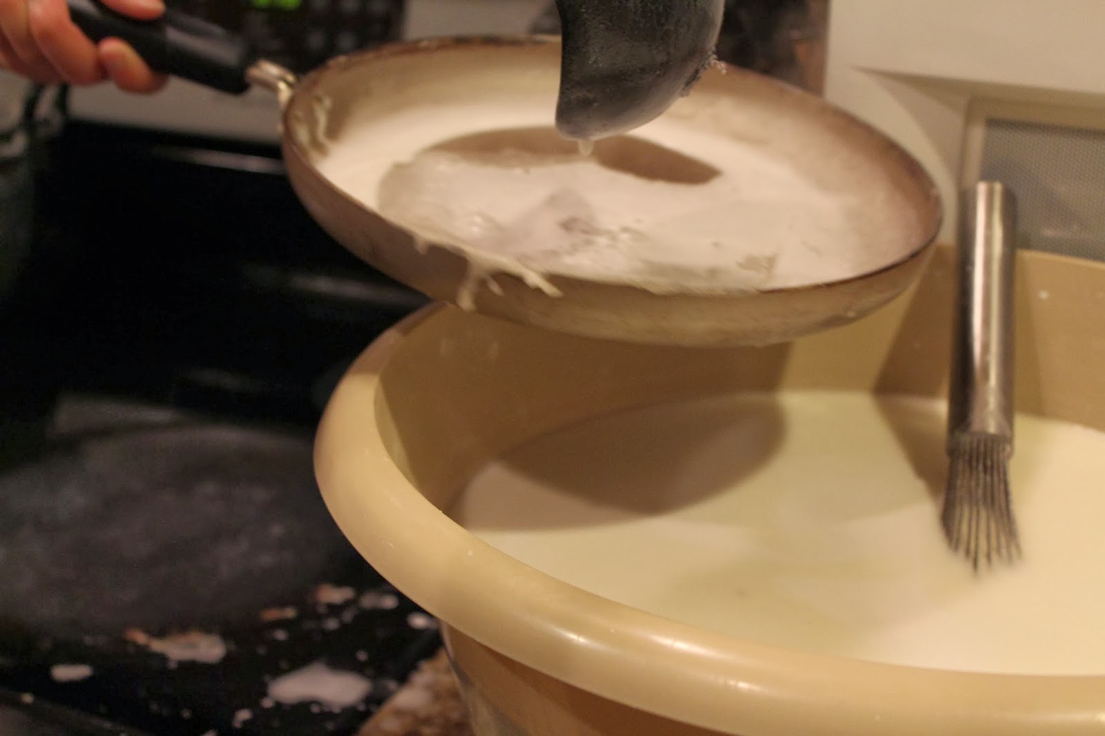 Hmong Fawm Kauv - Steam rice rolls - Kathy Nom Nom