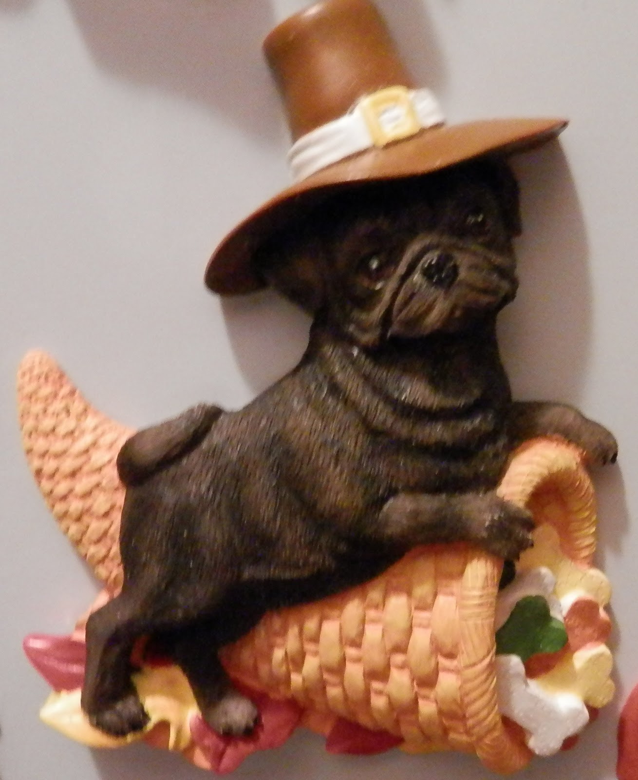 Pugs & Purrs: Pug Magnets Wrap Up #1--FALL PUGS