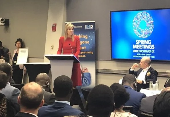 Queen Maxima is in Washington for 2019 Spring Meetings of World Bank Group