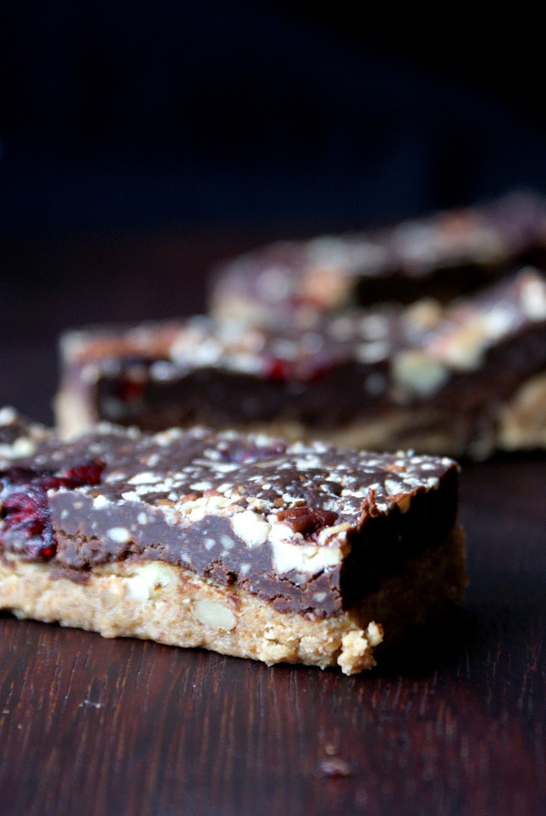 Wegańskie batony z orzechami pecan