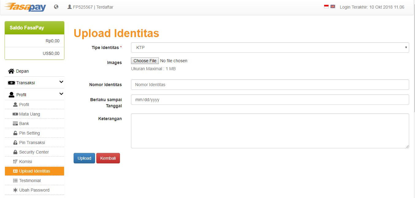 ZONA FOREX: CARA MUDAH CEPAT DAN TEPAT DAFTAR FASAPAY COM DAN ID