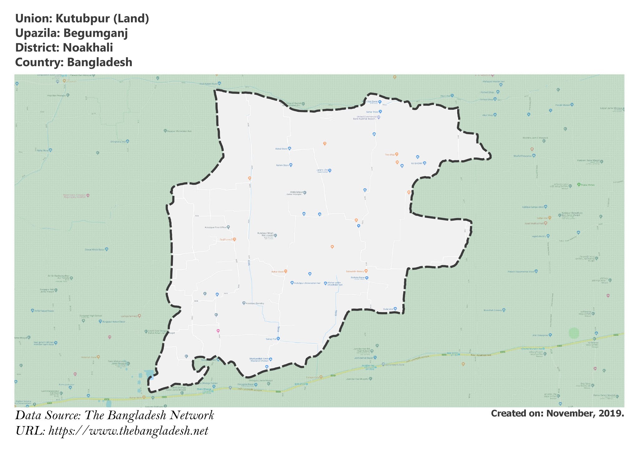Kutubpur Union, Noakhali
