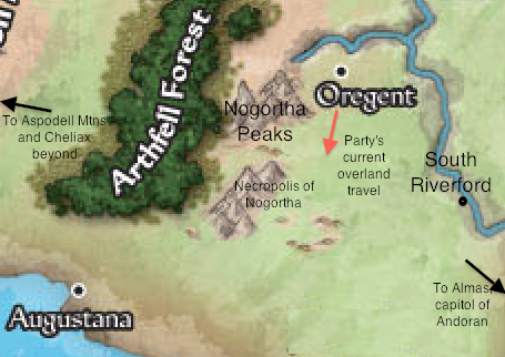 Age of Lost Omens: Pathfinder pre-Game 10: direction change! South ...