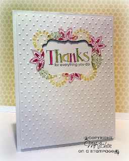 Technique Time Tuesday: Stamped Punch Window--First Ever Challenge!