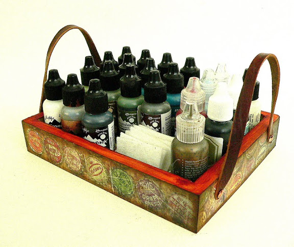 Von Pappe II: Altered Alcohol Ink Tray