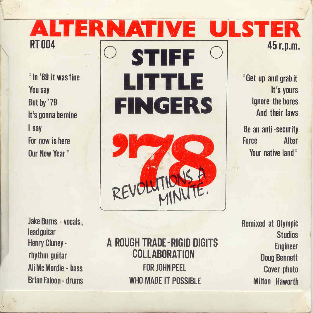 we cause havoc wherever we go..!!: stiff little fingers - alternative ...