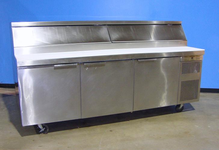 Randell 3 Door Pizza Preparation Table 96″ | Economic Bakery Equipment