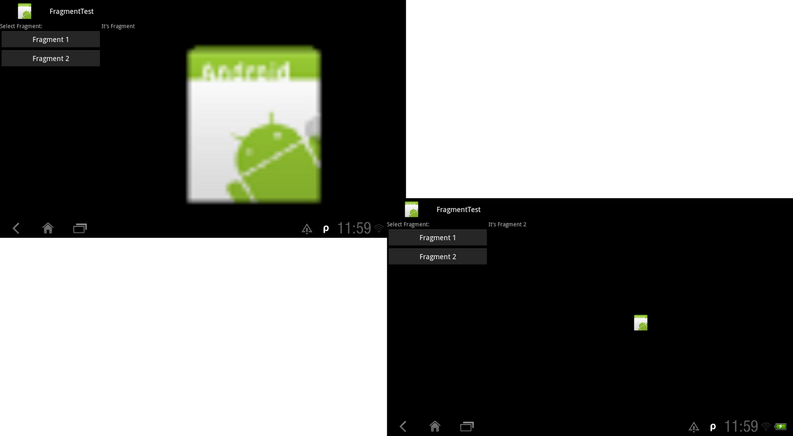 Android-er: Dynamic change fragment using Java code Android-er: Dynamic change fragment using Java code