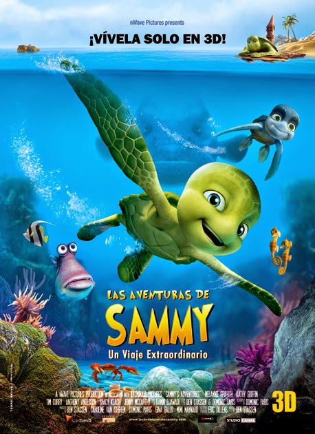 Ciberestética: La película de Sammy, la tortuga en 3D