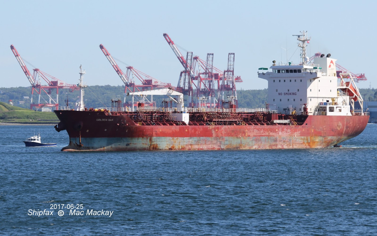 Shipfax: Golden Oak - harbour tour [amended]