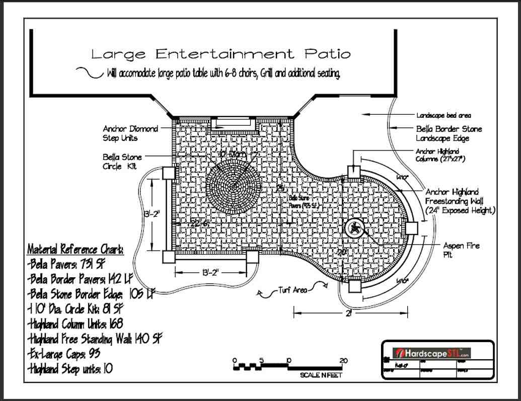 HardscapeSTL.com: New Landscape Design Patio Plans & Idea's