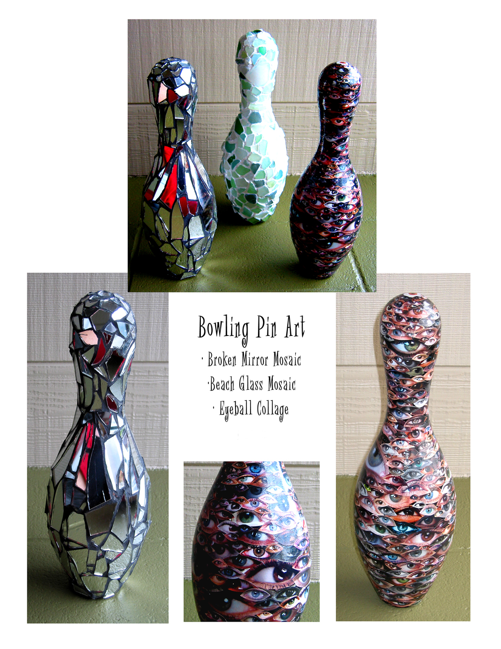Patricia Mitchell Art: Bowling Pins