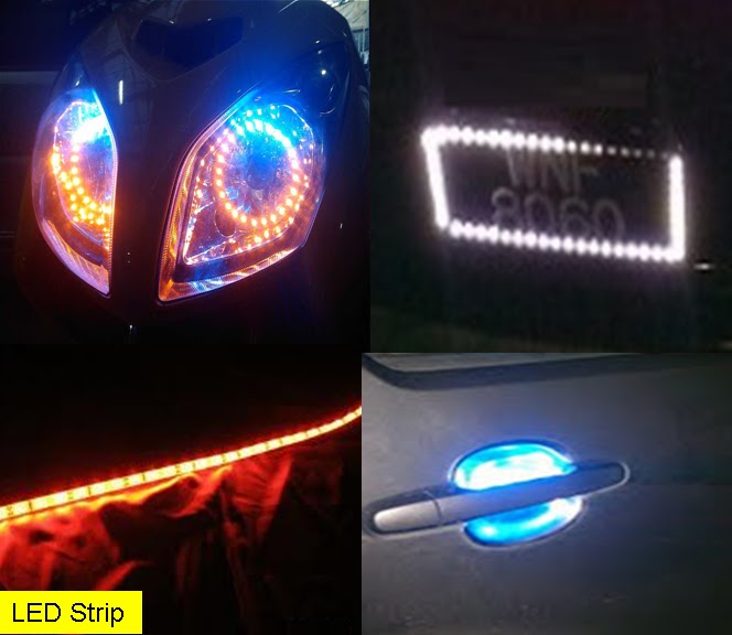 Fire Starting Automobil: Diy Lampu Neon, LED Strip pada kereta