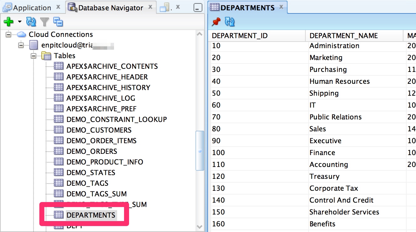 Practical Experience On Oracle Products Deploying Database Objects To Oracle Cloud Using Jdeveloper