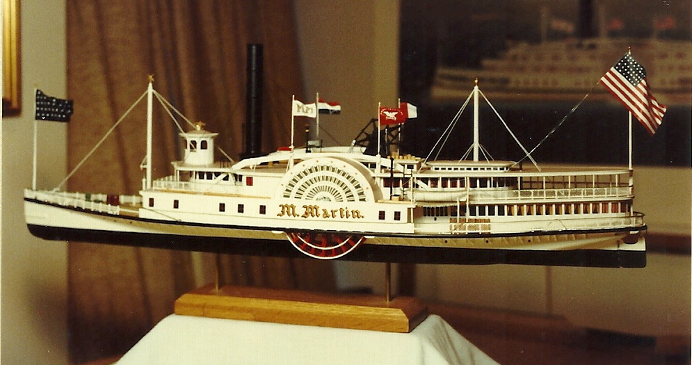 Hudson River Model Steamboats: The Civil War's M. MARTIN c.1863 ...