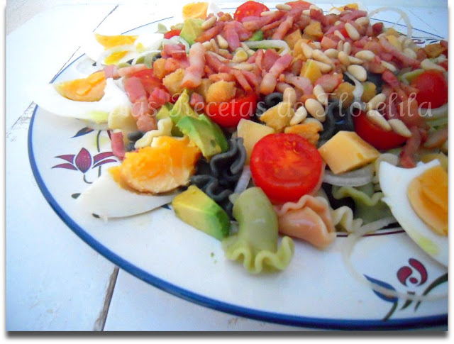 Florelila, recetas y aficiones....by Toñi Navarro: Ensalada de Pasta ...