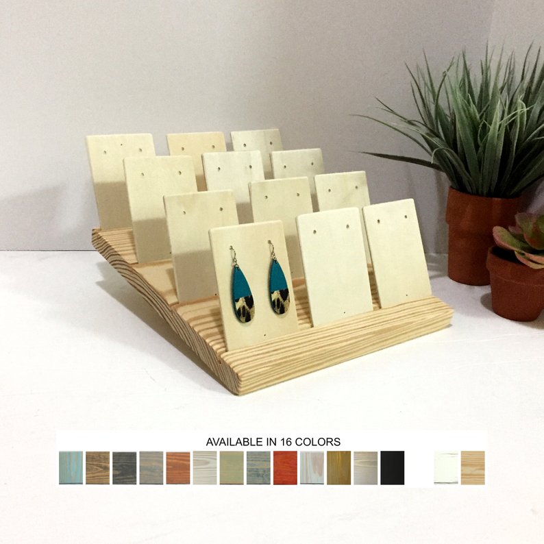 8 Handmade Wooden Jewelry Stands for Craft Shows / The Beading Gem