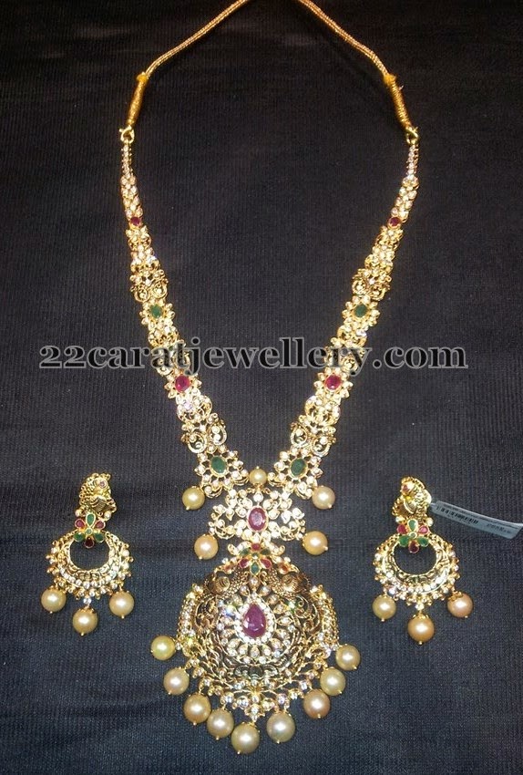 Floral Long Chain by Suraj Bhan Jewels - Jewellery Designs