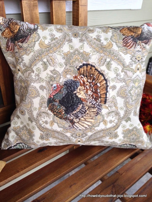 How'd You Do That?: TURKEYS ON THE PORCH BENCH!
