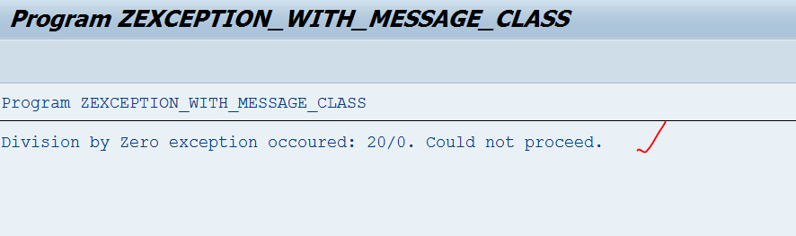 TECHSAP : OO ABAP Exception : Using message class with Exception calss