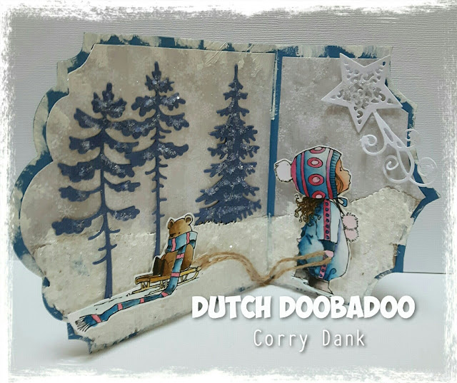 Handgemaakte kaarten: bloghop DDBD collectie januari