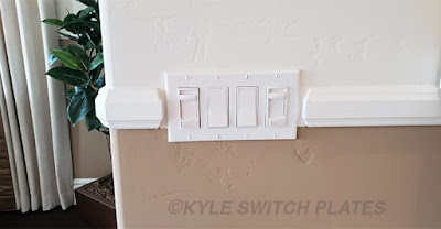 Kyle Switch Plates: Options for Adding Wall Tile or Trim Around Light ...