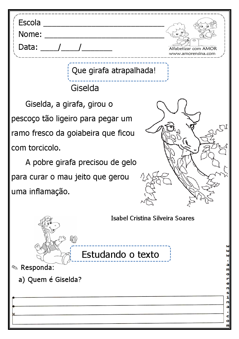 Turma da Profe Regina: GE - GI