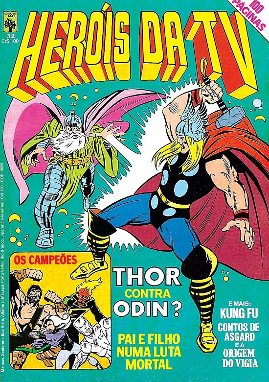 Submundo HQ: "THOR" (50 Anos): A Trajetória do Deus do Trovão no Brasil