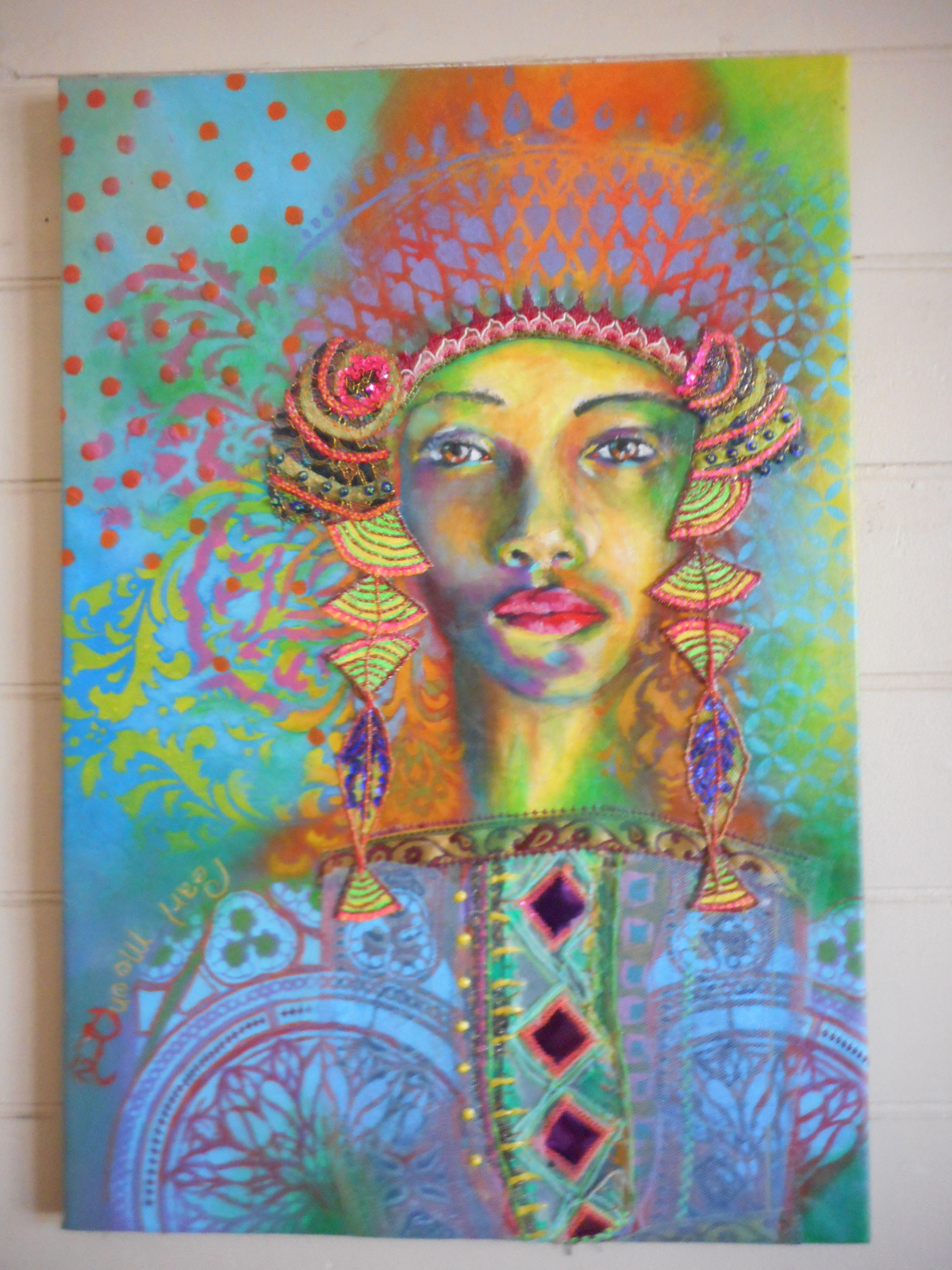 Pearl Red Moon Art: 2017