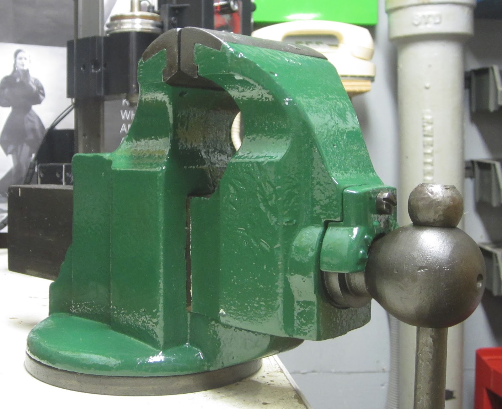 MI Shop Tools Inventions: Parker Bench Vise Mod. No. 2200