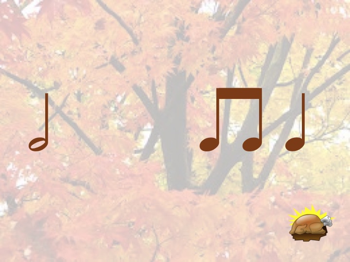 Turkey Rhythm Game - Music a la Abbott - Amy Abbott - Kodály Inspired ...