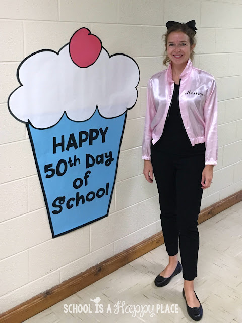 School Is a Happy Place: 50th Day of School