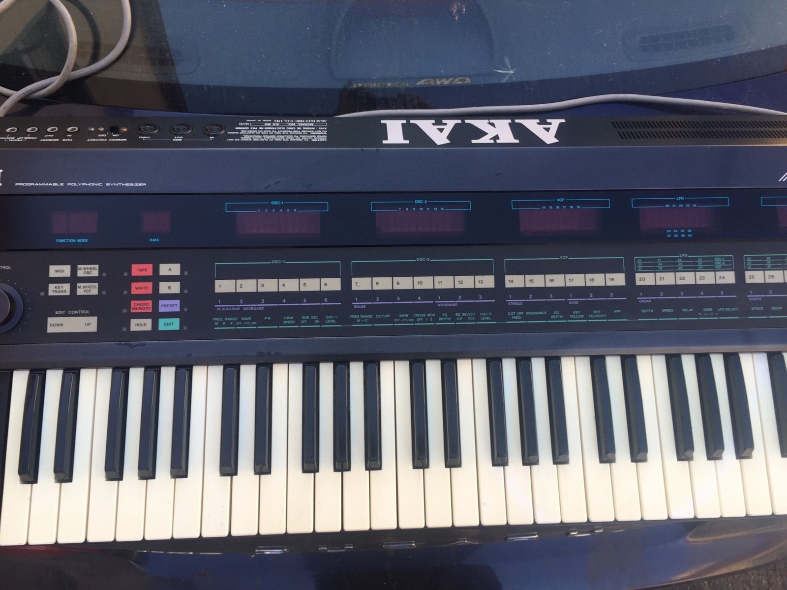 MATRIXSYNTH: Vintage AKAI AX80 Analog Polyphonic Synthesizer SN 91120 ...