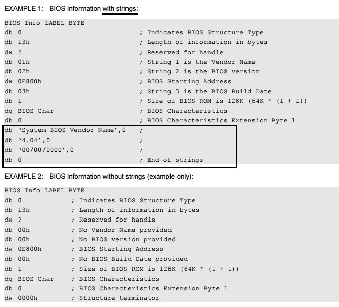 Martin's Coding Note: SMBios (System Management Bios)