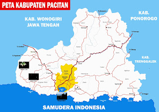 Peta Destinasi Wisata Pacitan - Info Wisata Unik di Indonesia