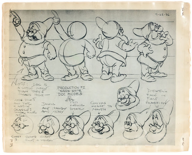 Filmic Light - Snow White Archive: Snow White Model Sheet Set