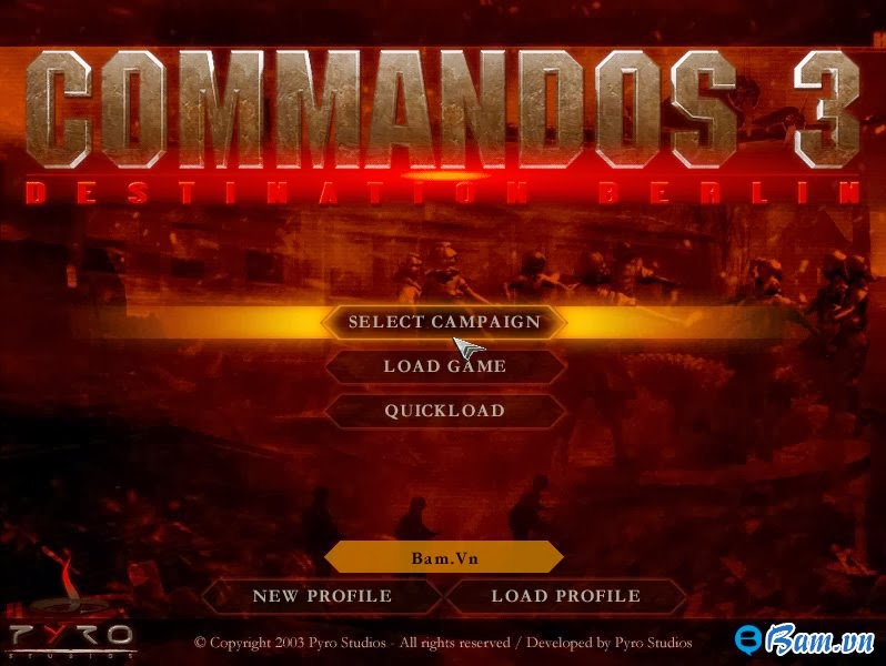 Game bắn súng: Commandos 3 Cực Hay