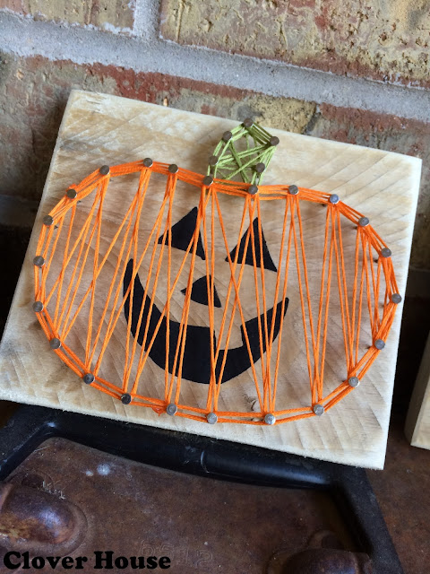 Clover House: Halloween String Art