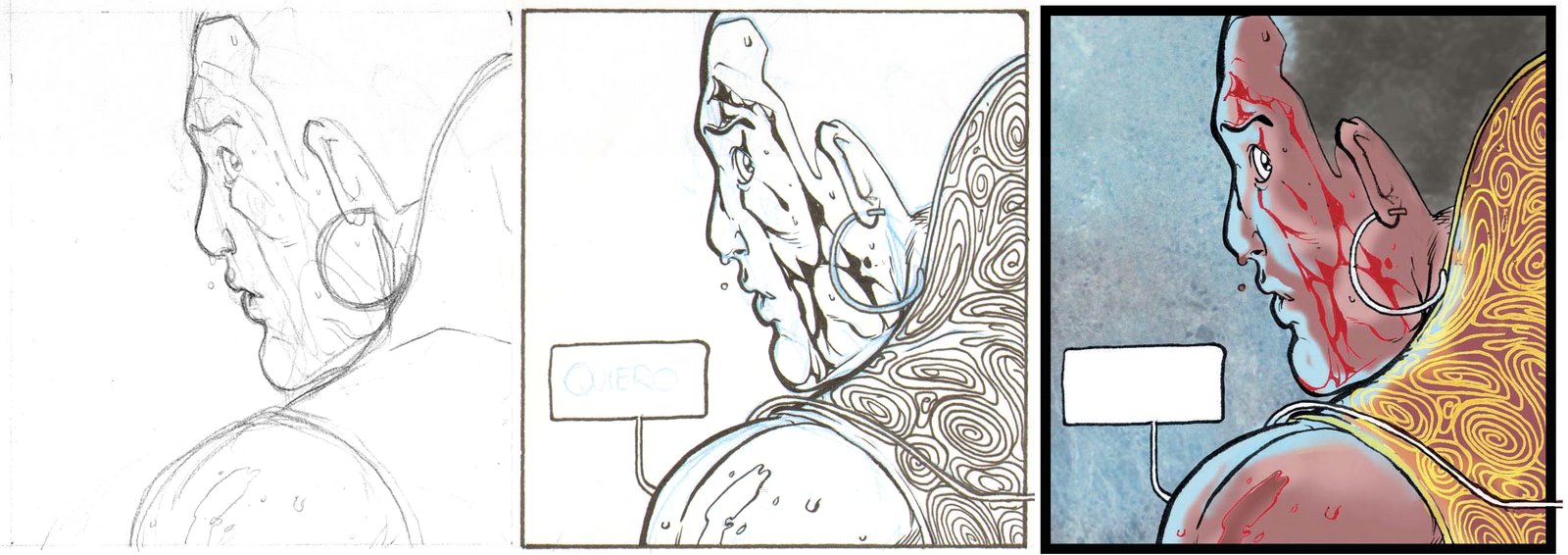 Salvi Garcia Comic Book Artist: Process Color: "Improbable" Comic