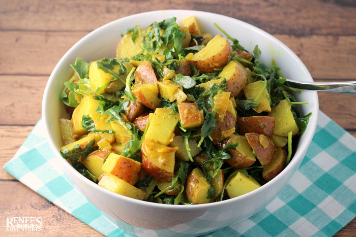Turmeric Potato Salad | Renee's Kitchen Adventures