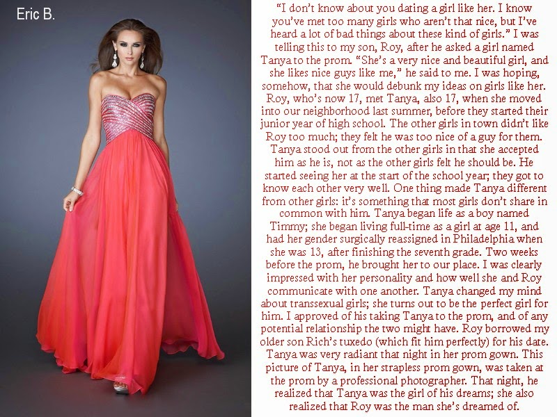 Eric's Transgender Captions: Changing Dad's Mind