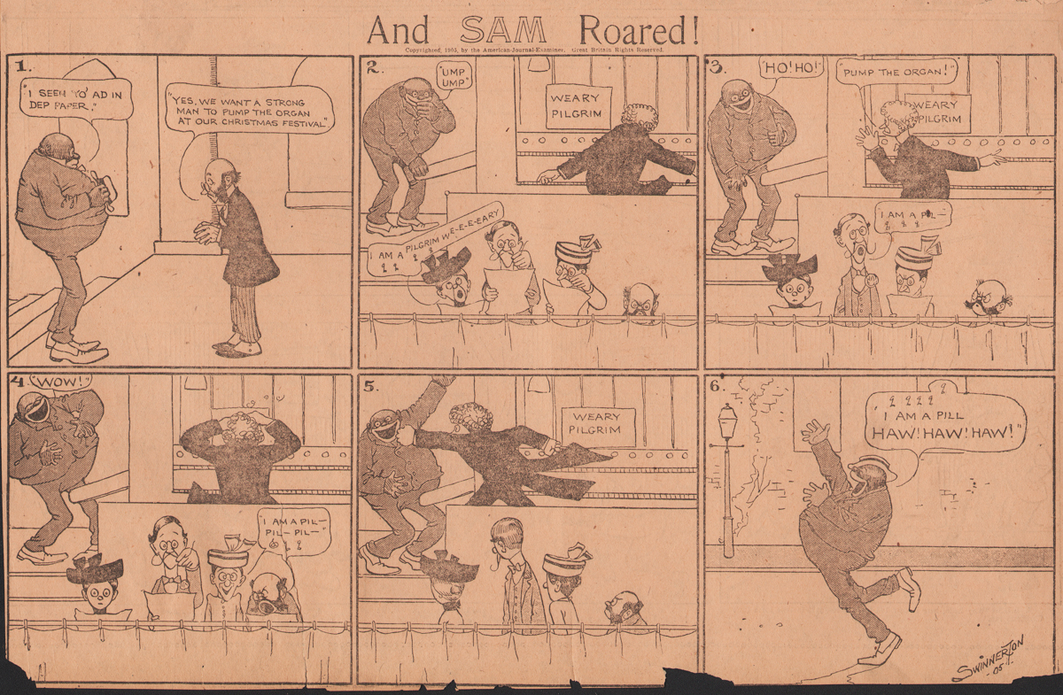 Screwball Comics: "I Seen Yo' Ad In Dep Paper" - SAM and His Laugh ...