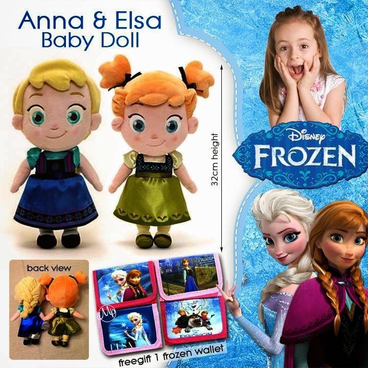 Little Hijjaz Wardrobe: FROZEN Baby Doll Anna and Elsa