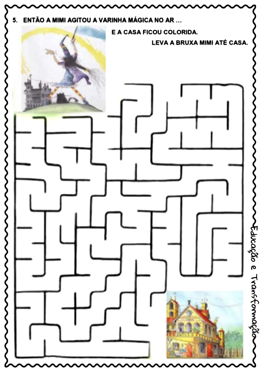 Sequência didática do livro: A bruxa Mimi ~ Atividades para Jardim