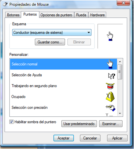 Operacion De Equipo De Computo: ♥ El ratón o mouse.