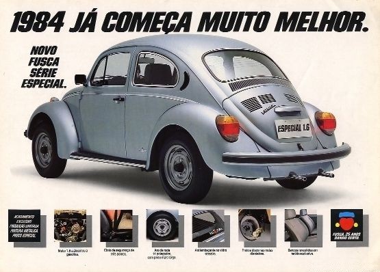 Fusquinta Clube de Fuscas e Derivados: Fusca 1984 Série "LOVE"