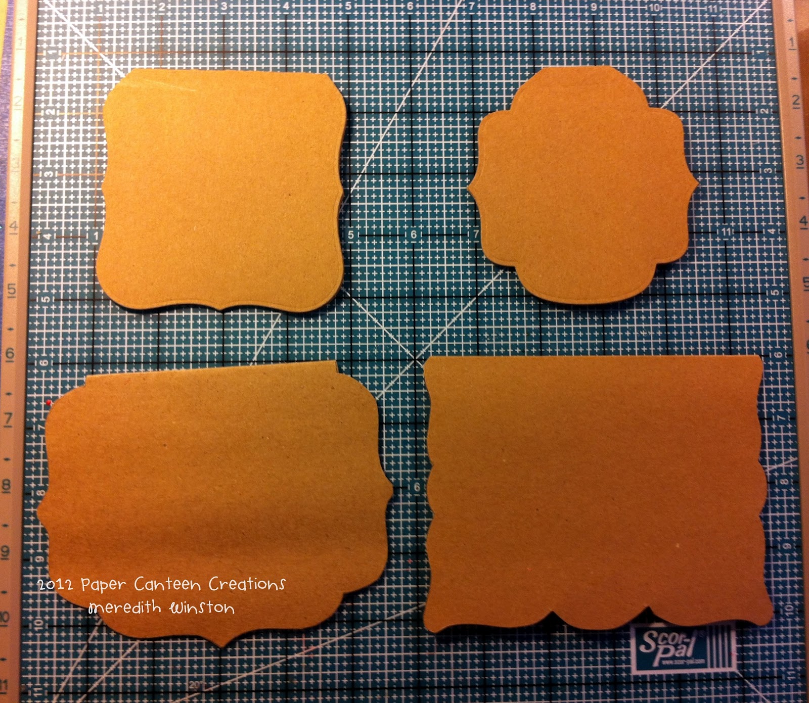Paper Canteen Creations: Bombshell Tutorial - Crafty Creative Card Shapes
